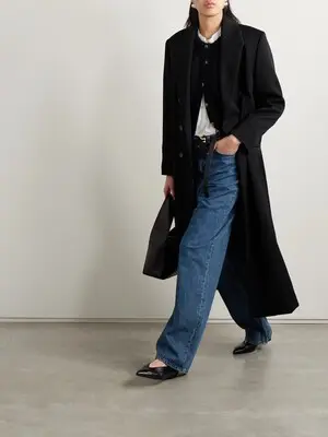 RÓHE Double-breasted Wool-twill Coat