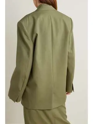 RÓHE Oversized Grain De Poudre Wool Blazer
