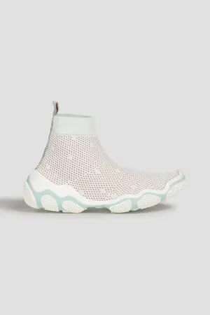 Red Valentino Mesh High-top Sneakers - White