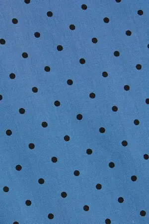 Dolce & Gabbana Polkadot Cottonpoplin Shirt - Blue