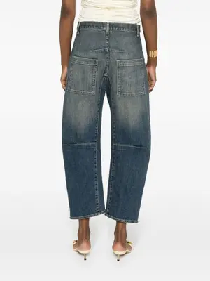 NILI LOTAN Shon Pockets Jeans - Blue
