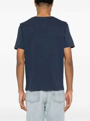 Maison Kitsuné Chillax Fox-appliqué T-shirt - Blue