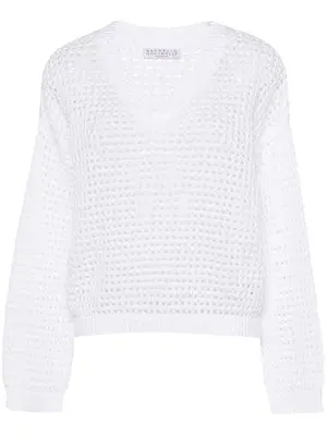 Brunello Cucinelli Sequin-embellished Jumper