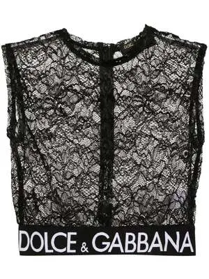 Dolce & Gabbana Lace Crop Top