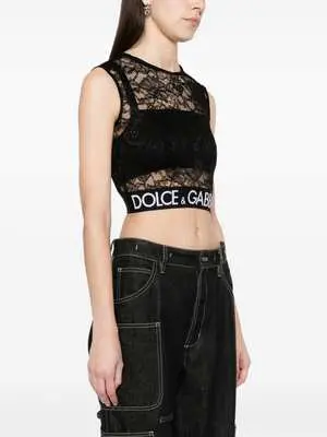 Dolce & Gabbana Lace Crop Top