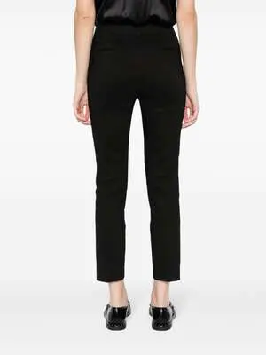 Pinko Bello Mid-waist Cigarette Trousers - Black