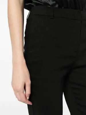 Pinko Bello Mid-waist Cigarette Trousers - Black
