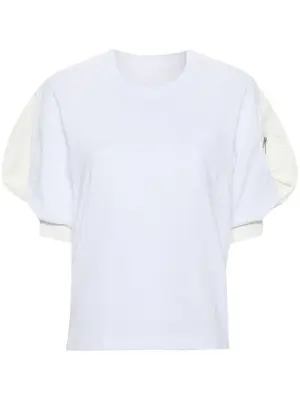 Sacai Puff Sleeve T-shirts For Women