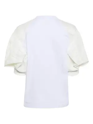 Sacai Puff-sleeved T-shirt - White