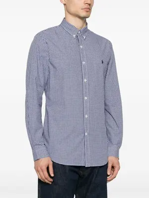Polo Ralph Lauren Gingham Cotton Shirt - Blue
