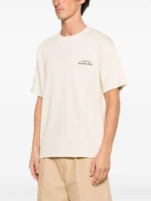 Gcds Embroidered-logo Cotton T-shirt