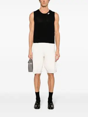 Gcds Waffle-knit Sleeveless Jumper
