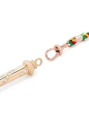 MARIE LICHTENBERG 18kt Yellow Diamond And Pearl Necklace - Gold