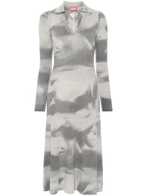 DIESEL® M-bridge Midi Dress - Grey