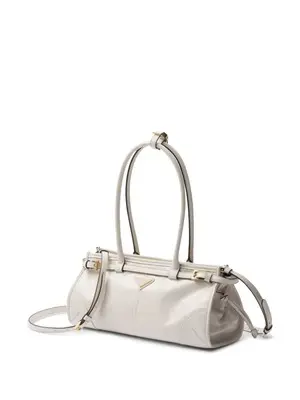 Prada Medium Bonnie Leather Tote - Neutrals