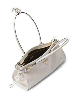 Prada Medium Bonnie Leather Tote - Neutrals