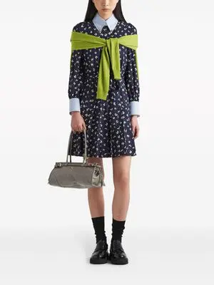 Prada Bonnie Medium Tote Bag - Grey