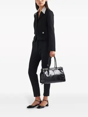 Prada Bonnie Large Tote Bag - Black