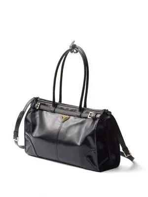 Prada Bonnie Large Tote Bag - Black