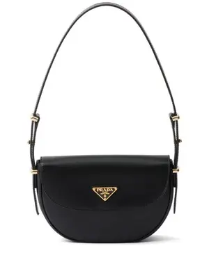 Prada Arqué Leather Shoulder Bag