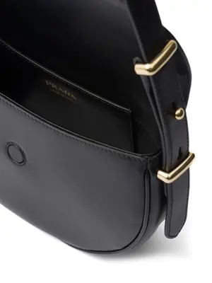 Prada Arqué Leather Shoulder Bag