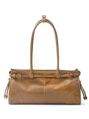 Prada Bonnie Medium Tote Bag - Brown