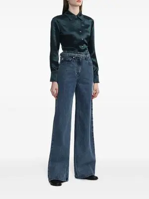 3.1 Phillip Lim Belted Wide-leg Jeans