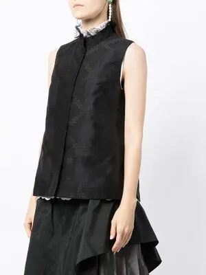 Shiatzy Chen Lace-trim Shirt