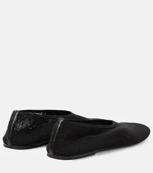 Khaite Maiden Fishnet Ballet Flats