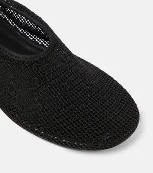 Khaite Maiden Fishnet Ballet Flats