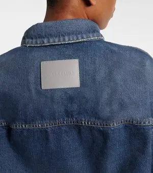 Balenciaga Denim Trucker Jacket - Blue