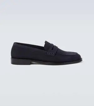 Manolo Blahnik Textured Loafers