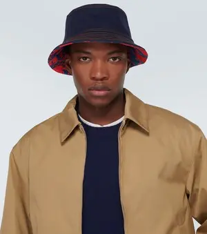 Burberry Denim Bucket Hat - Blue