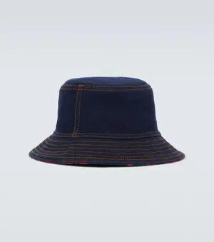 Burberry Denim Bucket Hat - Blue