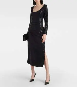 MARKARIAN Jude Embellished Midi Dress