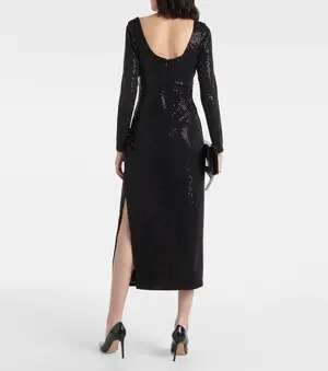 MARKARIAN Jude Embellished Midi Dress