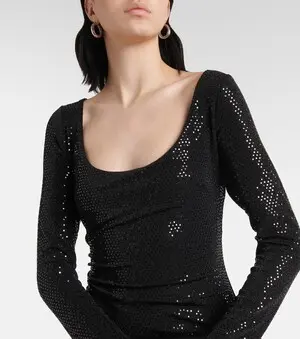 MARKARIAN Jude Embellished Midi Dress