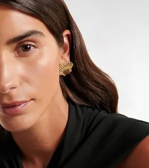 Mateo Venus Large 14kt Yellow Earrings