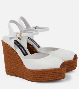 White Espadrille Wedges Espadrilles