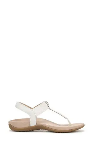 Vionic Brea T-strap Sandal - White