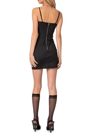 EDIKTED Nancy Bow Mini Dress
