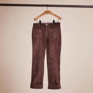 Coach Restored Corduroy Pants - Dark Teak