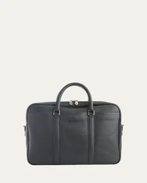 ROYCE NEW YORK Executive 13" Laptop Messenger Bag - Black