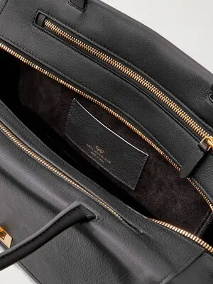 ANYA HINDMARCH Seaton Large Textured-leather Shoulder Bag