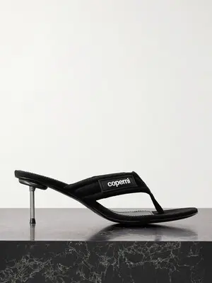 Coperni Logo-appliquéd Webbing Sandals