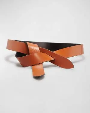 Isabel Marant Étoile Isabel Marant Lecce Leather Belt Black Natural