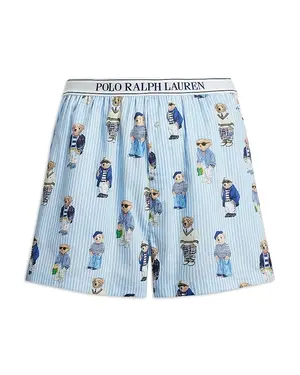 Polo Ralph Lauren Cotton Boxer Shorts - Oxford Blue