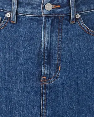 Veronica Beard Victoria Long Denim Midi Skirt