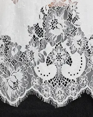 L'AGENCE Jenica Lace Blouse - Ivory