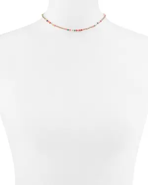 Aqua Beaded Necklace